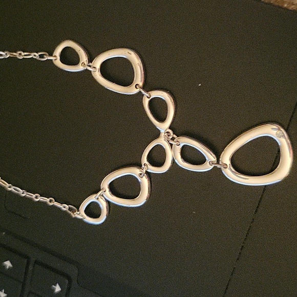 SAQ | Jewelry | Saq Silver Tone Necklace | Poshmark
